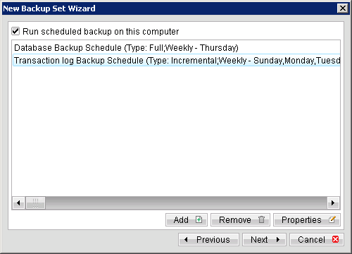Microsoft Exchange Backup